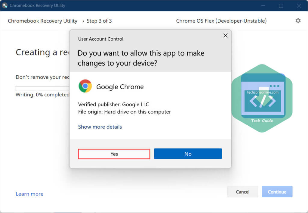 How to create a bootable USB for Chrome OS Flex - TechZone Online