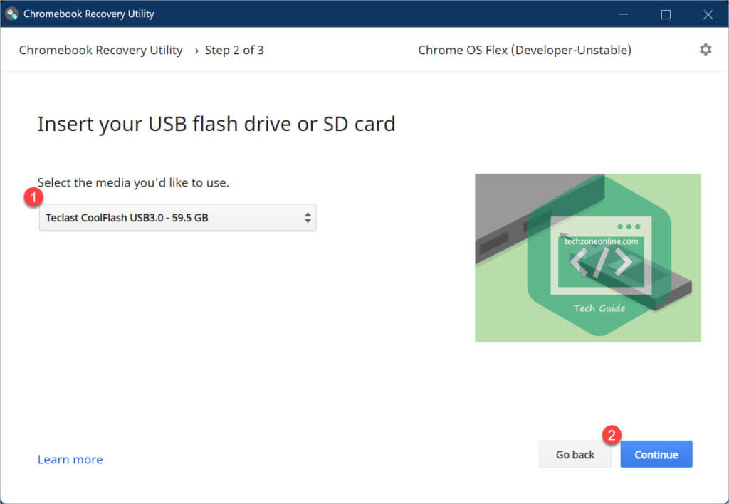 How to create a bootable USB for Chrome OS Flex - TechZone Online